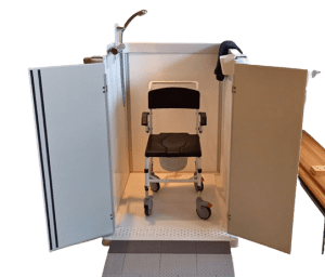 Nooddouche tijdens verbouwing of revalidatie | Showerrent